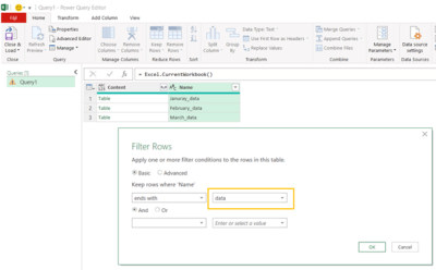 Append tables from workbook - Power Query - Excelneked.hu